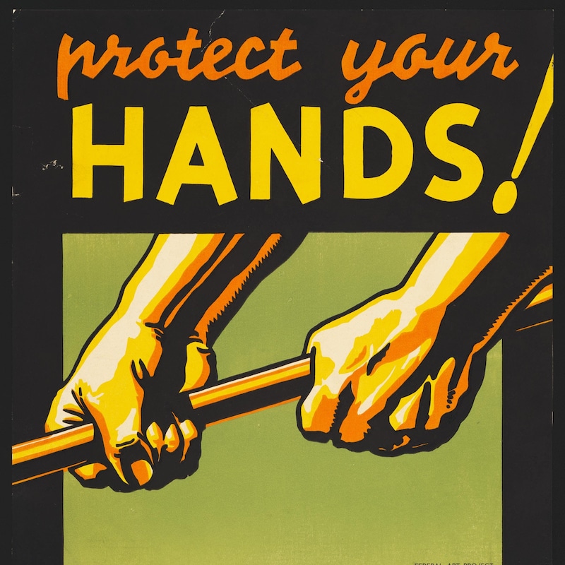 Hand Safety Posters - Etsy