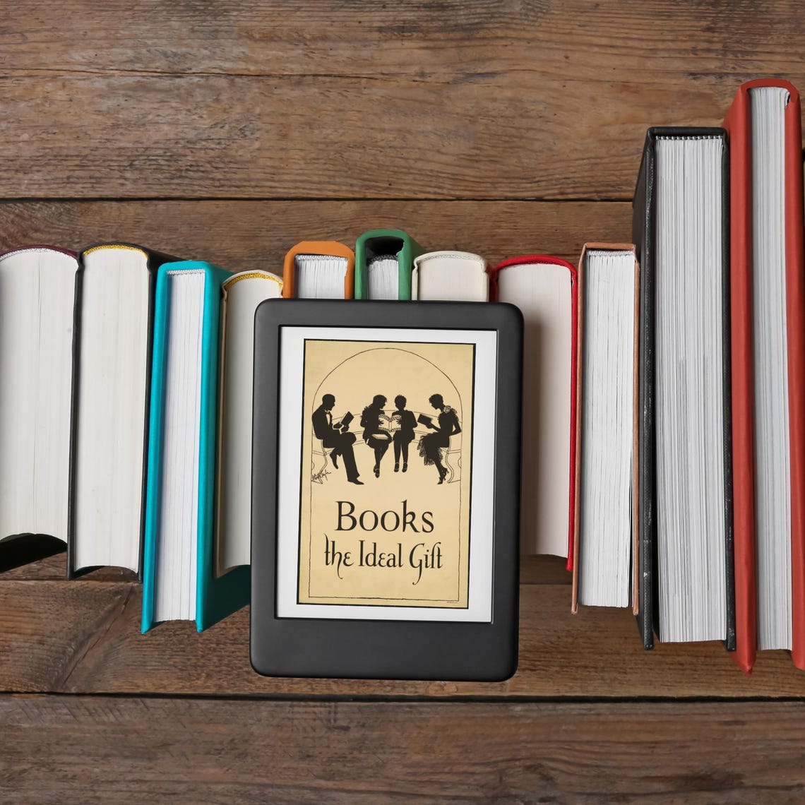 Vintage Book Poster 1920's - Encourages Reading - "books, the Ideal ...