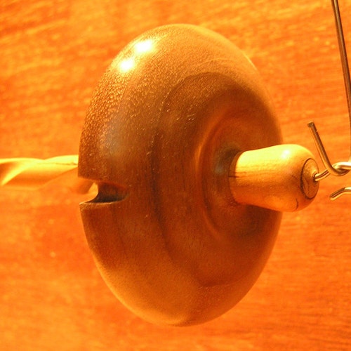 Viking Santa Drop Spindle EDS 0436 Leather Whorle - Etsy