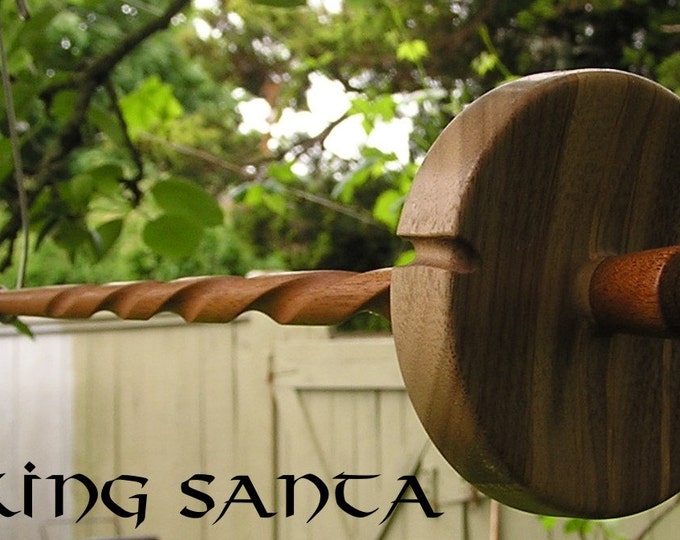 Viking Santa Drop Spindle EDS 0847 Leather Whorle - Etsy Canada