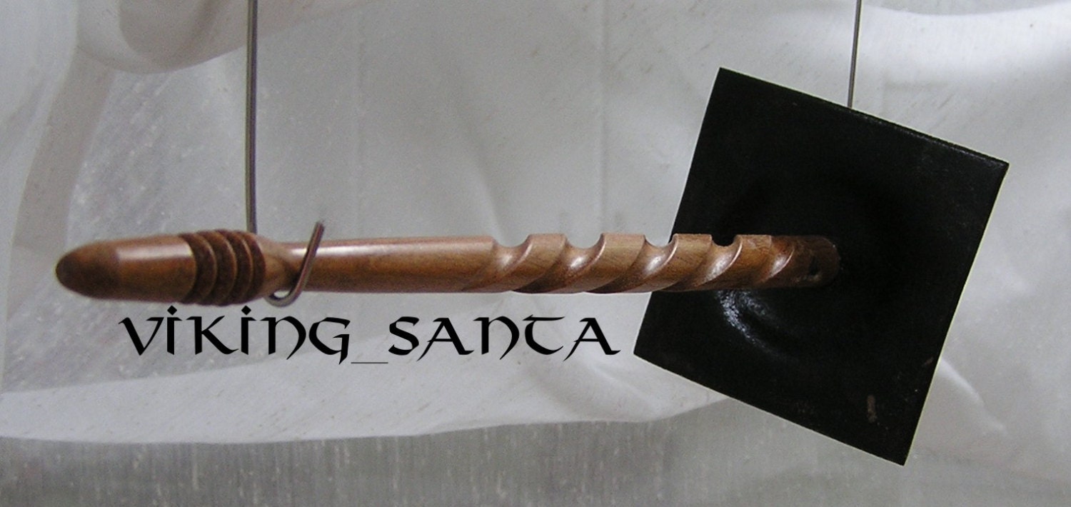 Viking Santa Drop Spindle EDS 0436 Leather Whorle - Etsy Canada