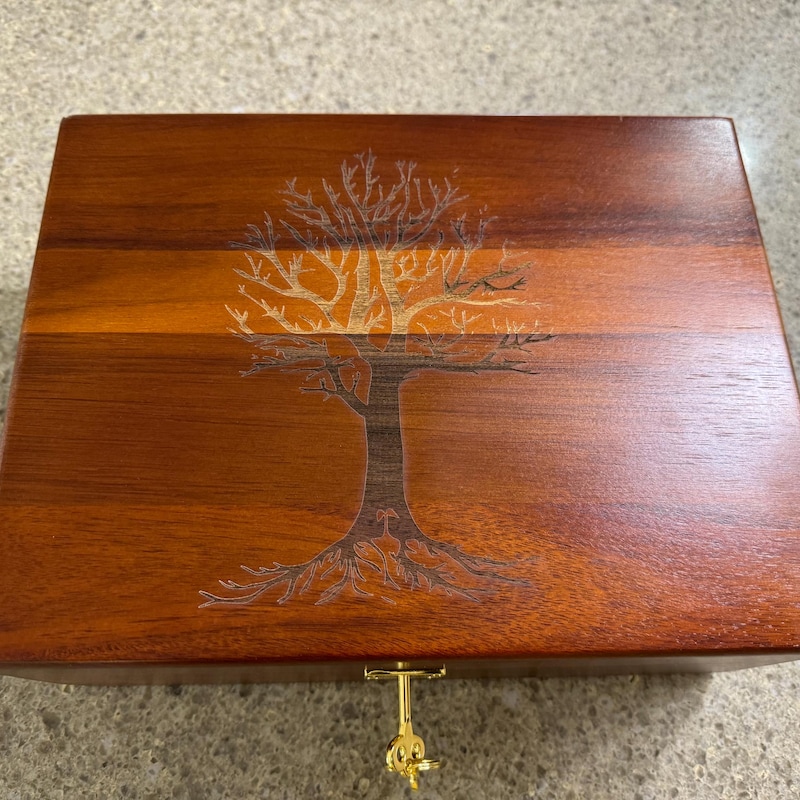 Tree of Life Wooden Box - Etsy