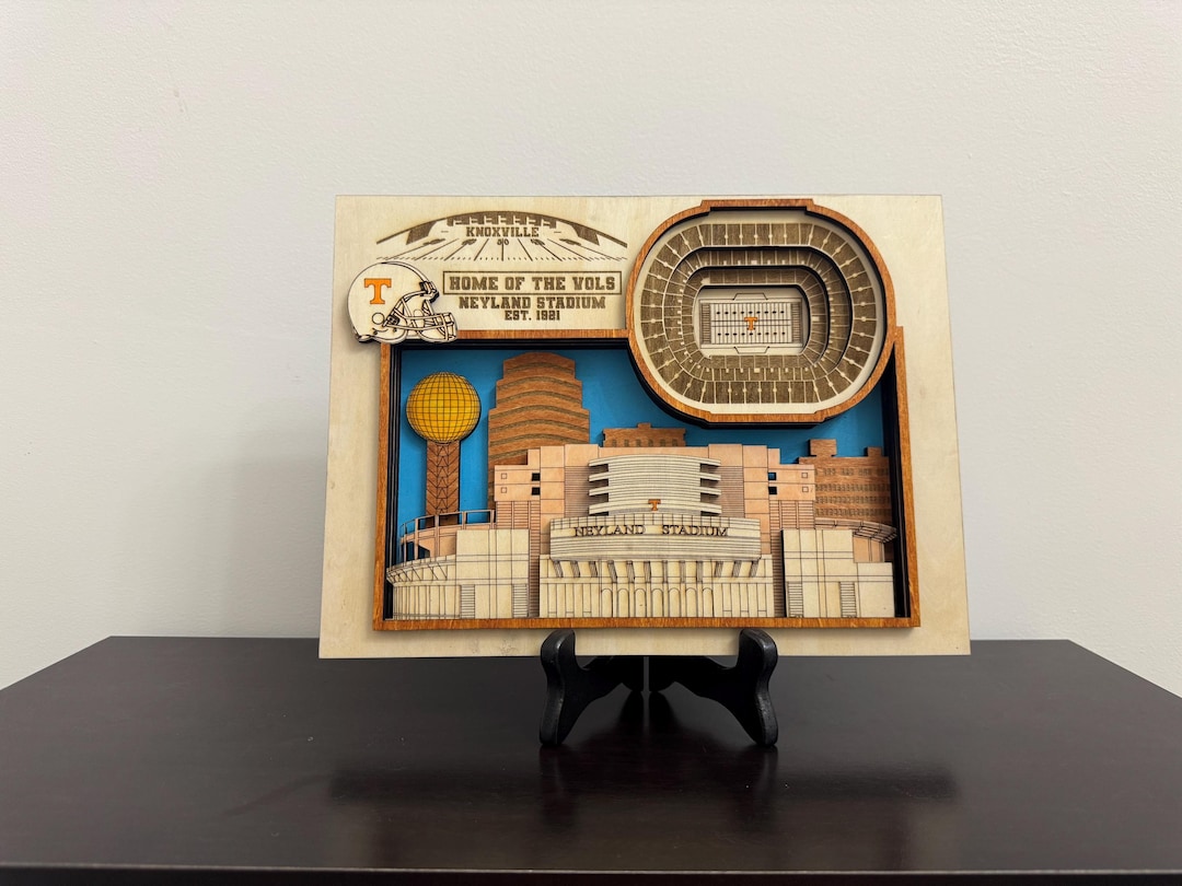Neyland Stadium 3D Engraved Art Decoration - Etsy