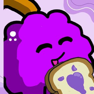 5 Cute Grape Emote Twitch Emotes, Discord Emotes - Etsy