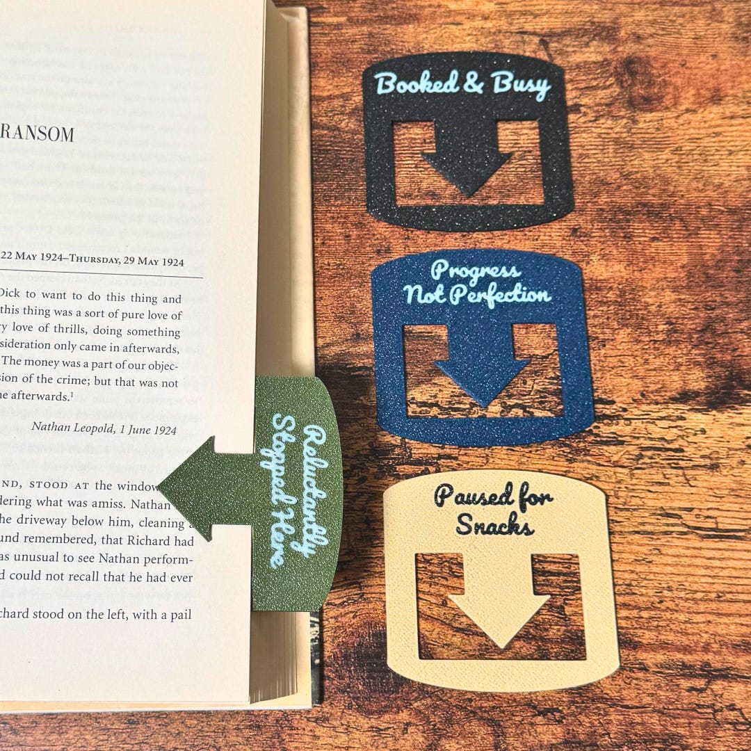 Custom Bookmark Paperclips and Planner Page Holders - Set of 2 - Fun ...