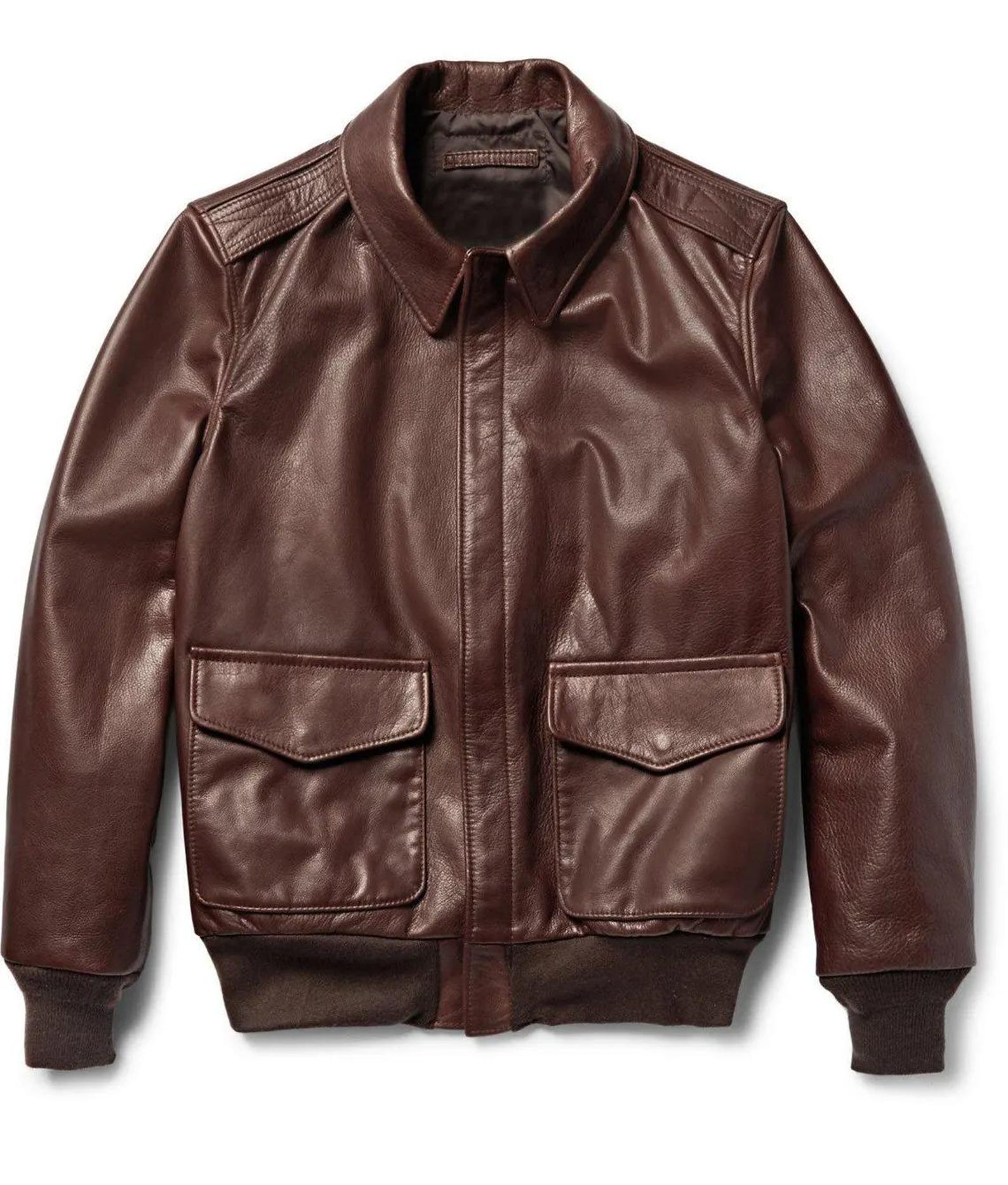 A2 Airforce Aviator Bomber Leather Jacket - Hand Made Customized Jacket ...