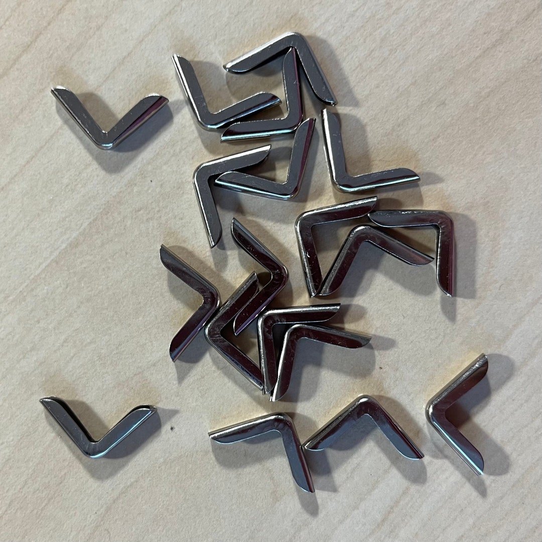 Corner Protectors 40 Silver Book Corners Journal Book Cover Protectors ...