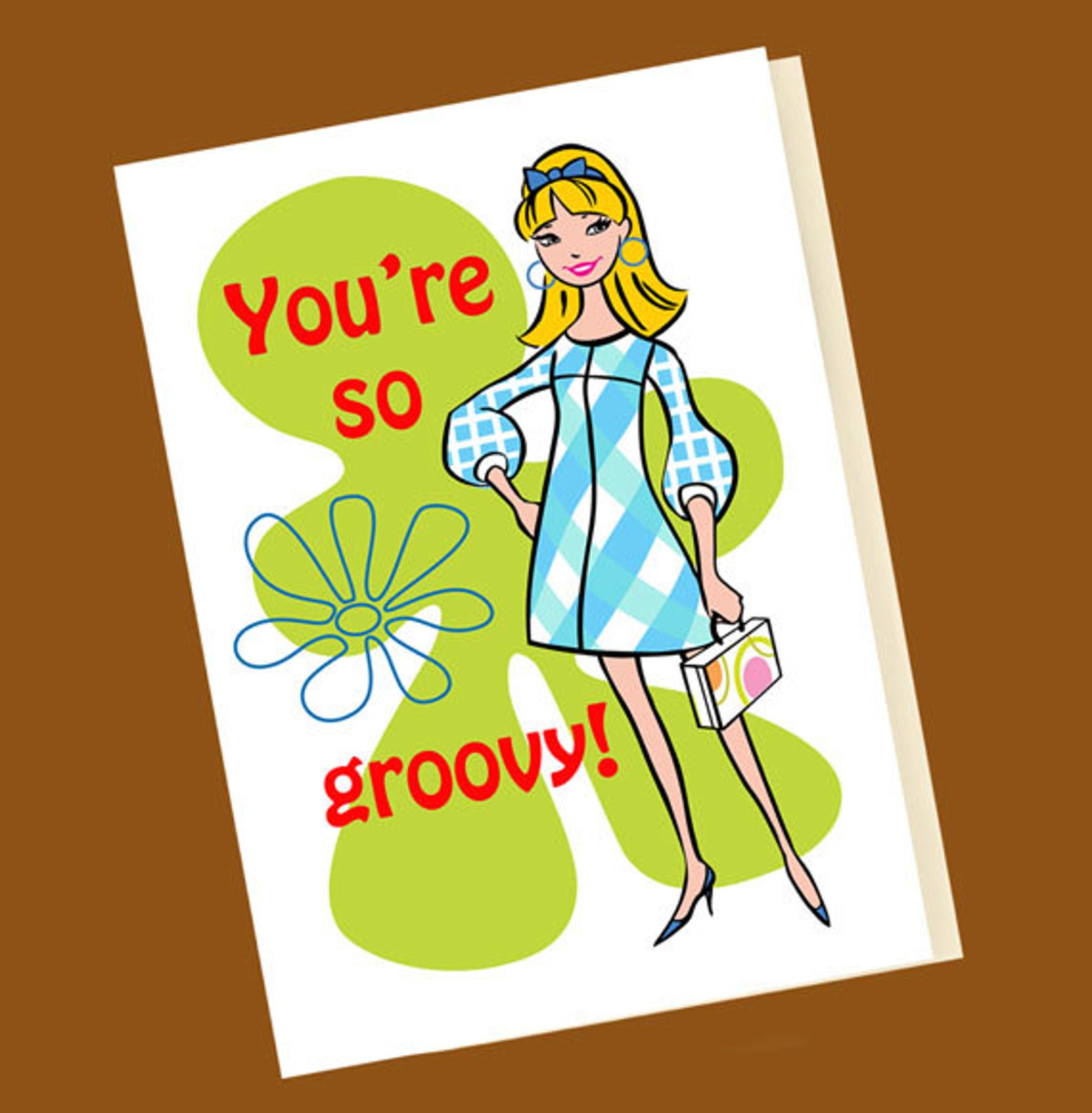 CARD: You're so Groovy - Etsy