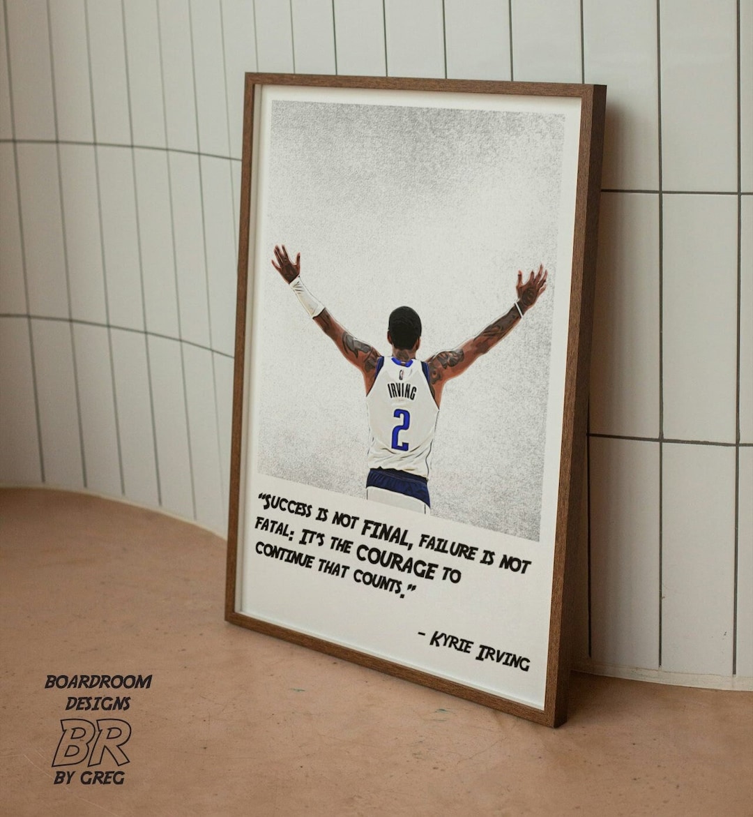 Kyrie Irving Poster, Mavericks Poster, Dallas Mavericks Poster ...