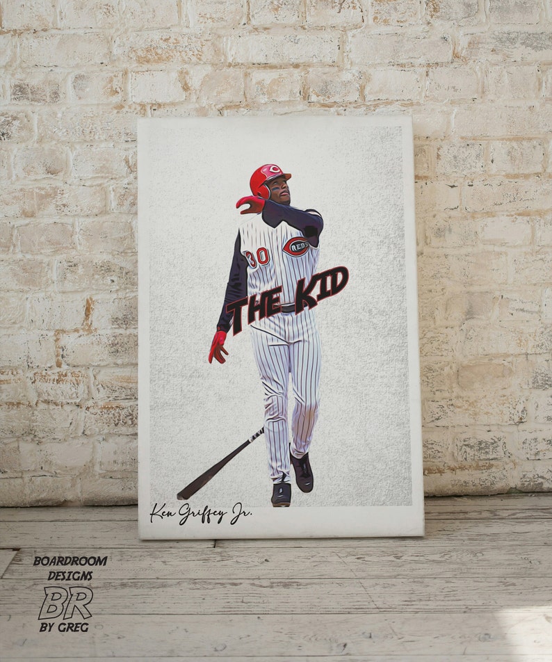 Ken Griffey Jr. Poster, Griffey, Junior, MLB Poster, Baseball ...