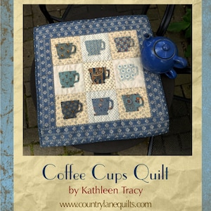 Coffee Cups Quilt - Digital Pattern - Etsy
