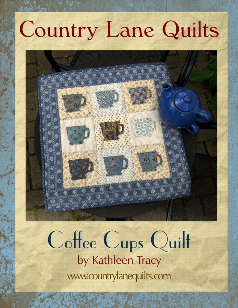 Coffee Cups Quilt - Digital Pattern - Etsy