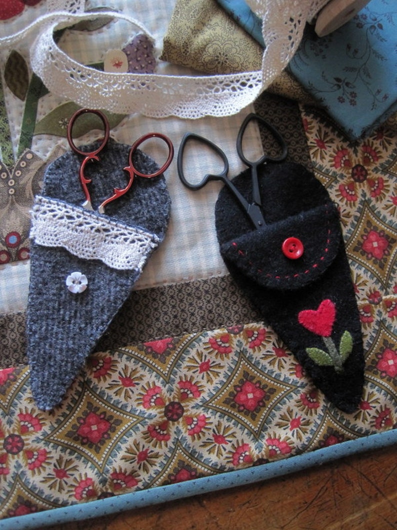 Wool Scissors Case. Scissors Keep Pattern - Etsy