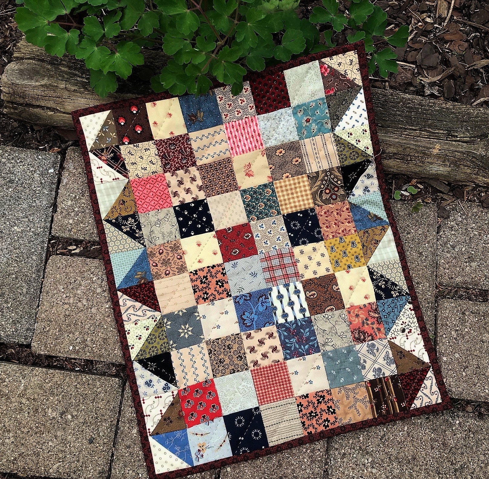 Easy Doll Quilt Pattern Simple One-Patch Doll Quilt | Etsy