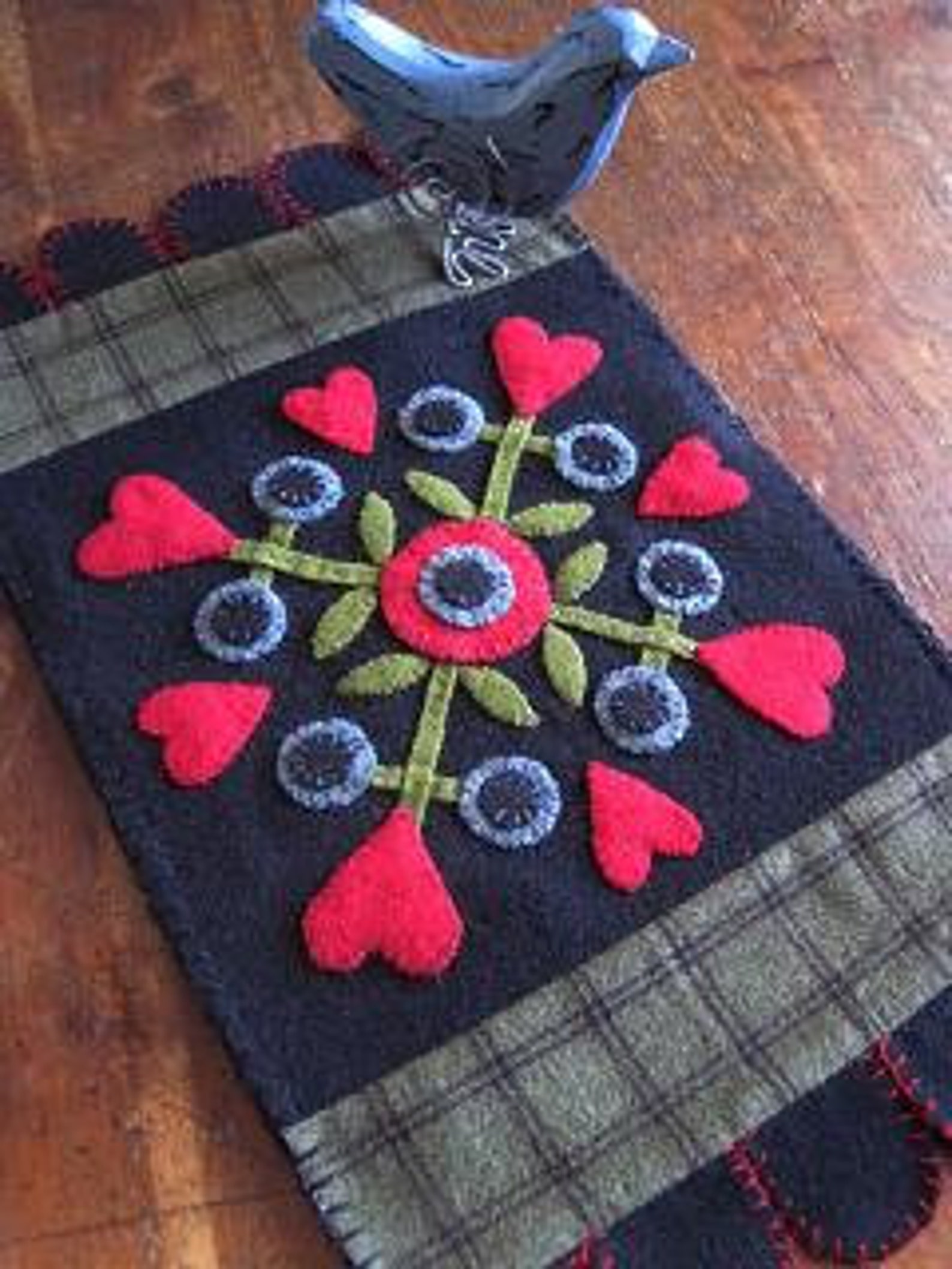 Wool Pattern Penny Rug Pattern - Etsy