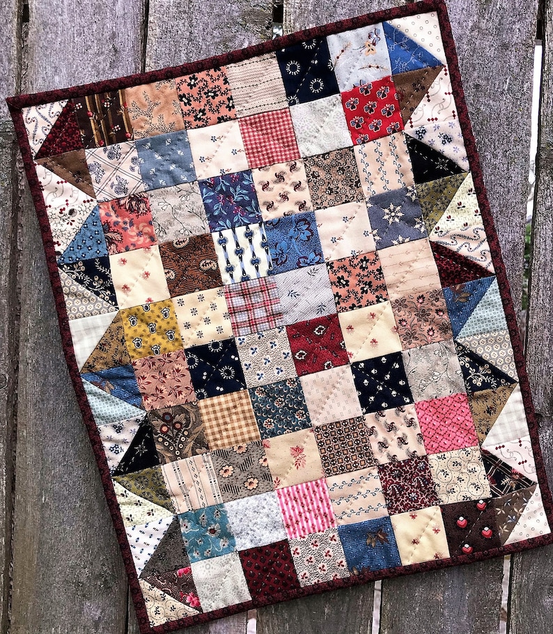 Easy Doll Quilt Pattern Simple One-patch Doll Quilt | Etsy