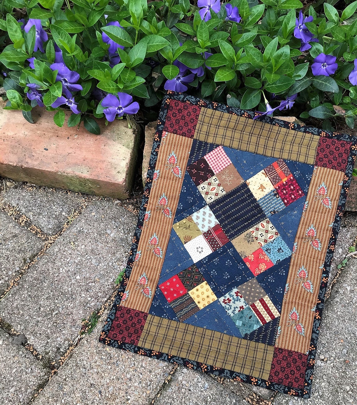 Easy Doll Quilt Pattern Scrappy Four-patch Quilt | Etsy
