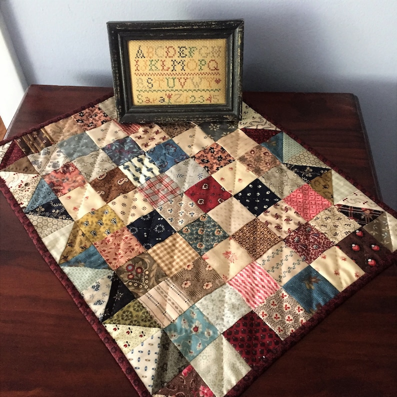 Easy Doll Quilt Pattern Simple One-Patch Doll Quilt | Etsy