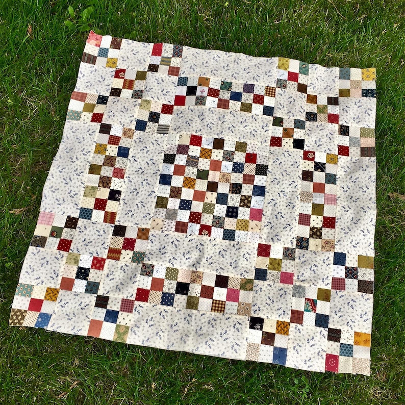 Scrap Quilt Pattern Simple and Scrappy Squares Quilt - Etsy
