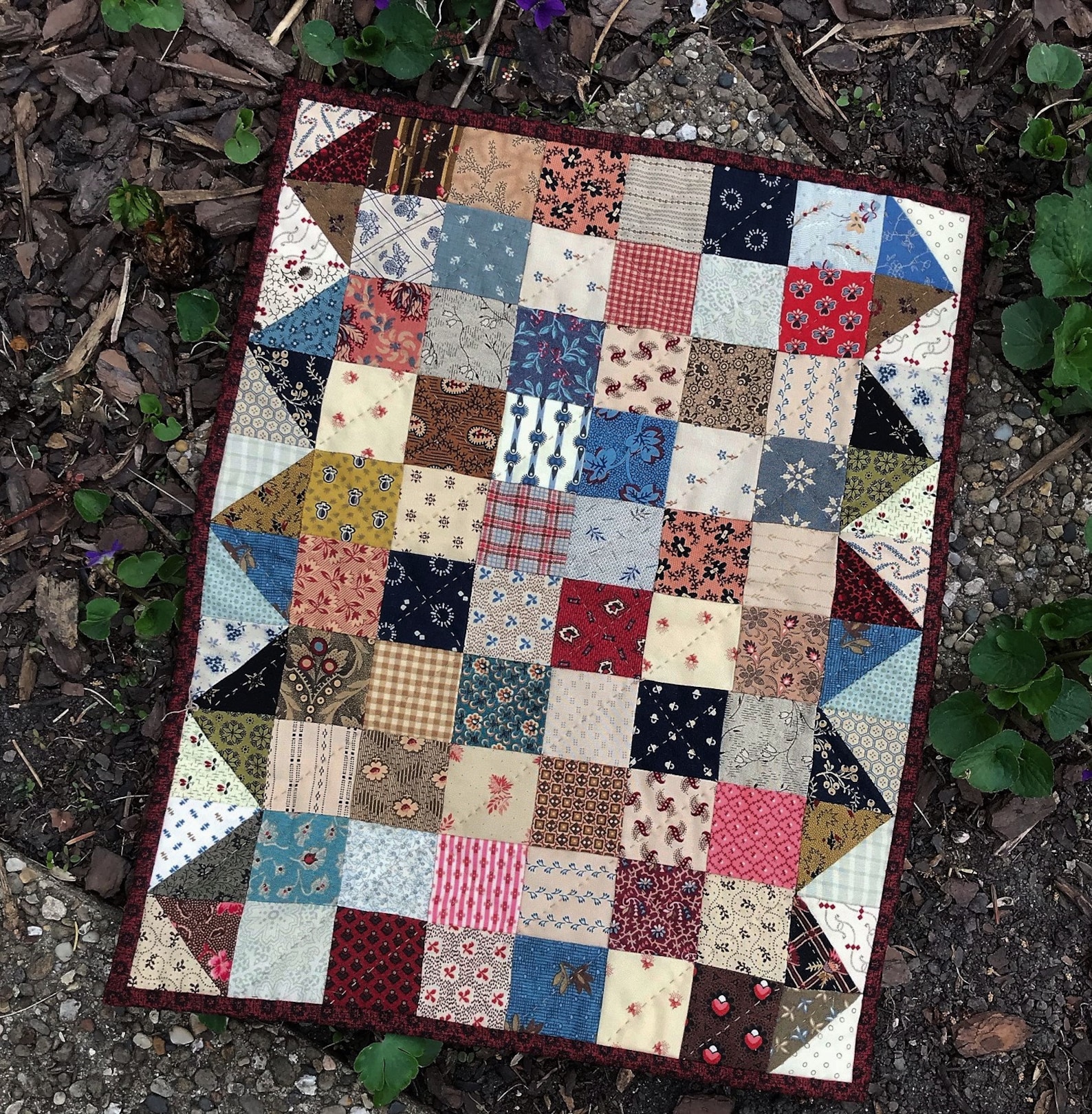 Easy Doll Quilt Pattern Simple One-Patch Doll Quilt | Etsy