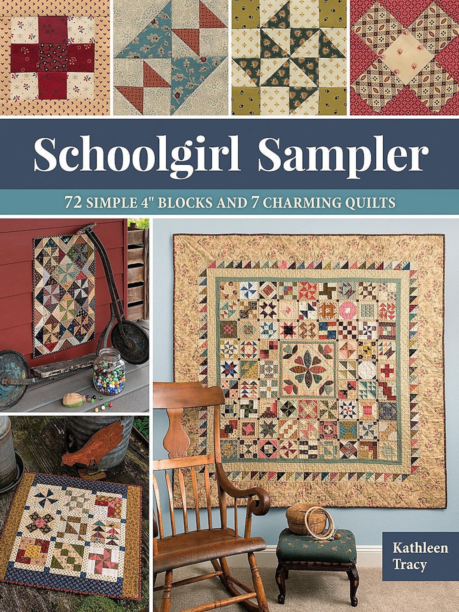Quilt Pattern Book Schoolgirl Sampler by Kathleen Tracy 72 - Etsy