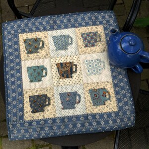 Small Quilt Pattern - Coffee Cups Quilt - Etsy