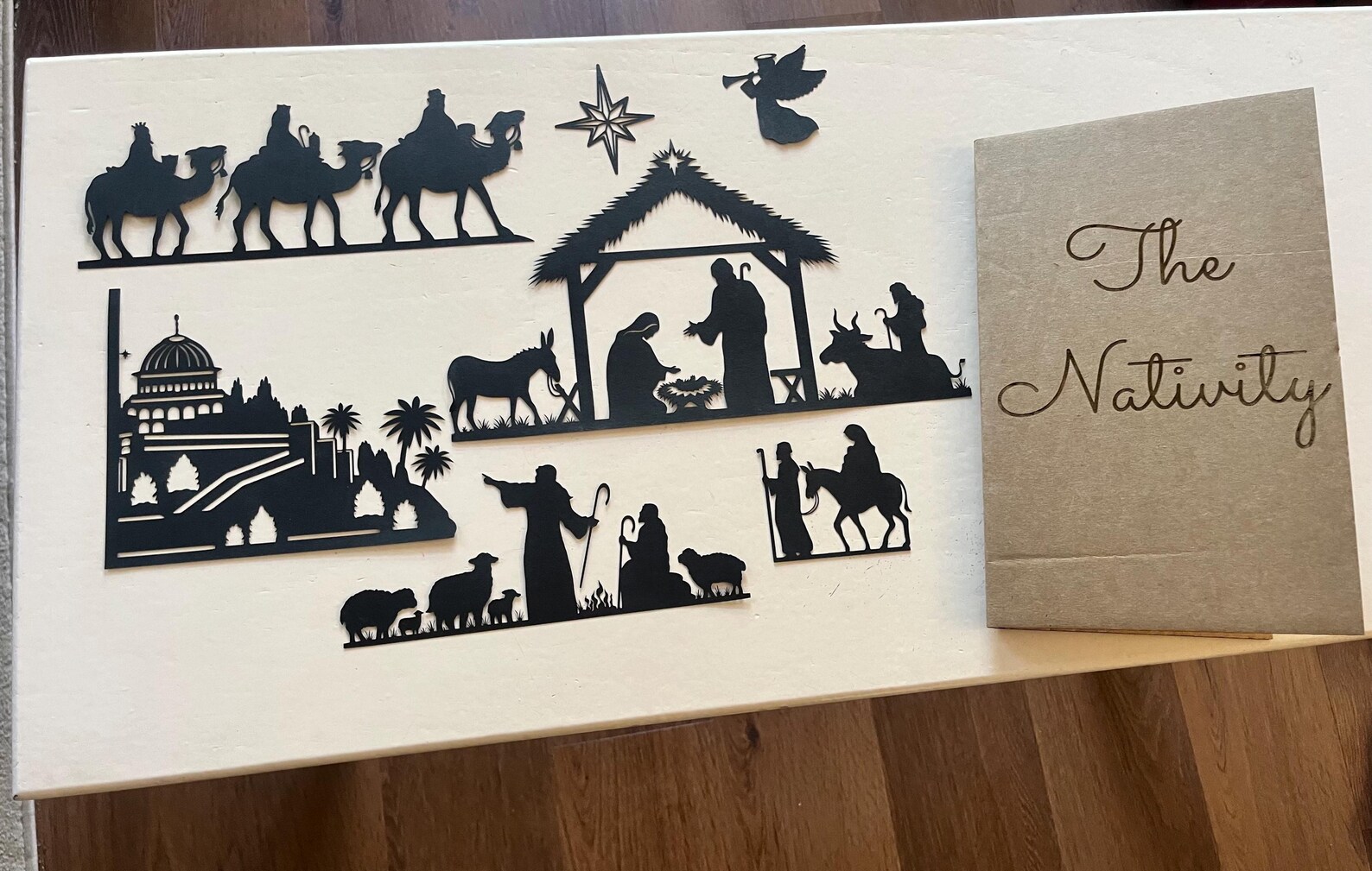 Nativity Shadow Puppet Theater: Christmas Story Puppets - Etsy