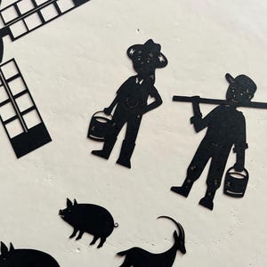 Farm Animal Shadow Puppets: Barnyard Story Time Theater - Etsy