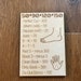Hand & Foot Card Game: Wooden Quick Guide Reference Card - Etsy