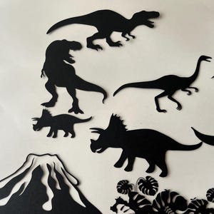Dinosaur Shadow Puppets: Jurassic Era Storytelling Set - Etsy