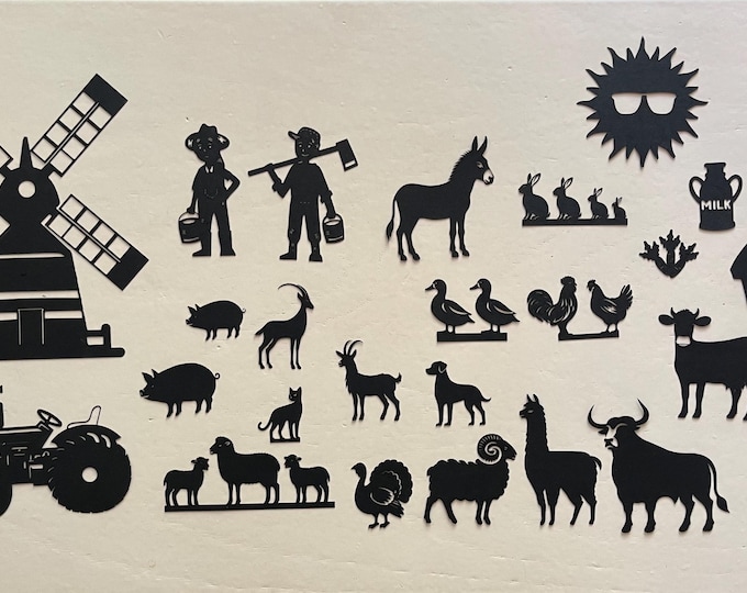 Three Billy Goats Gruff: Shadow Puppets - Etsy Canada