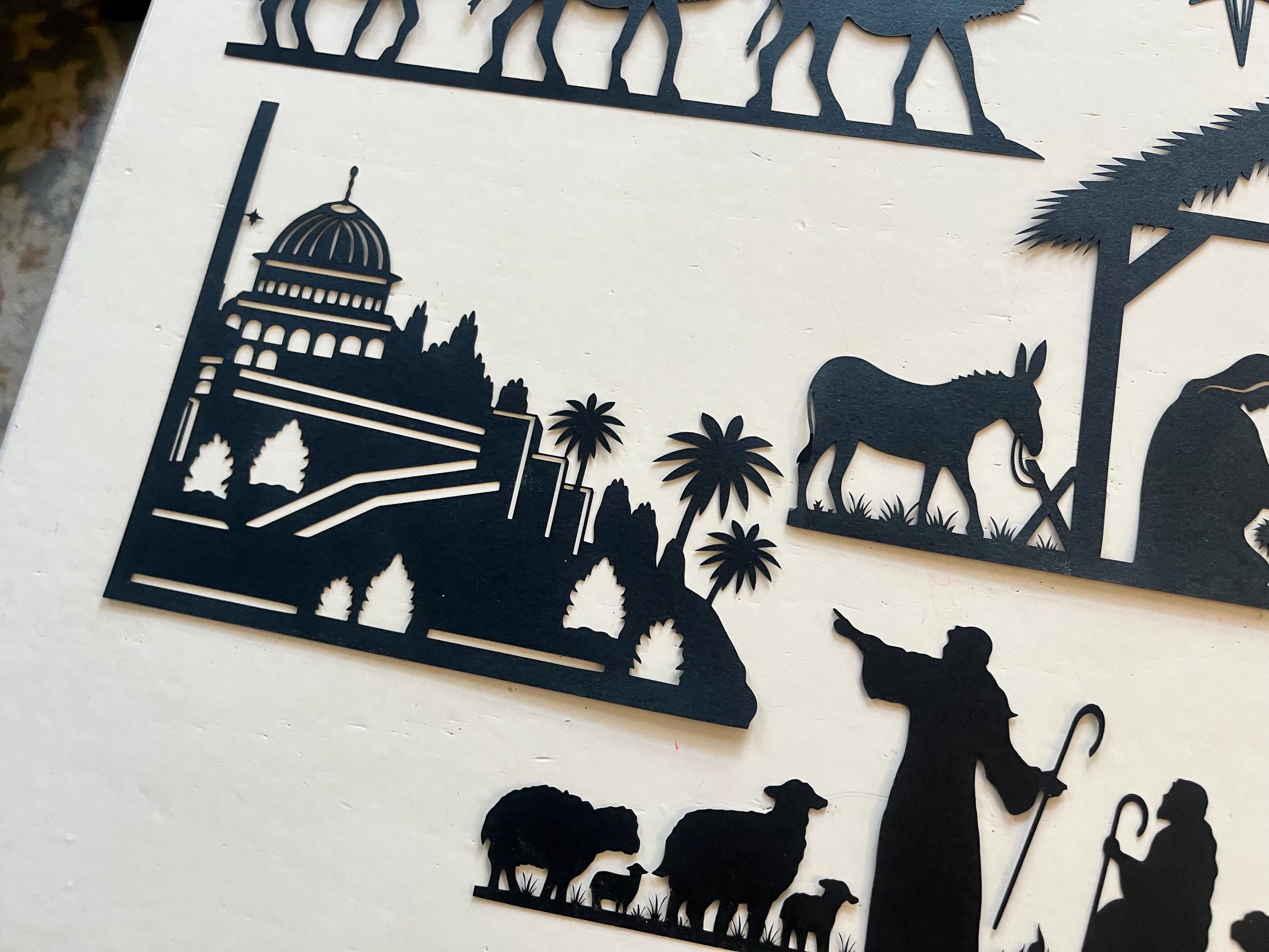 Nativity Shadow Puppet Theater: Christmas Story Puppets - Etsy
