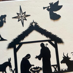 Nativity Shadow Puppet Theater: Christmas Story Puppets - Etsy