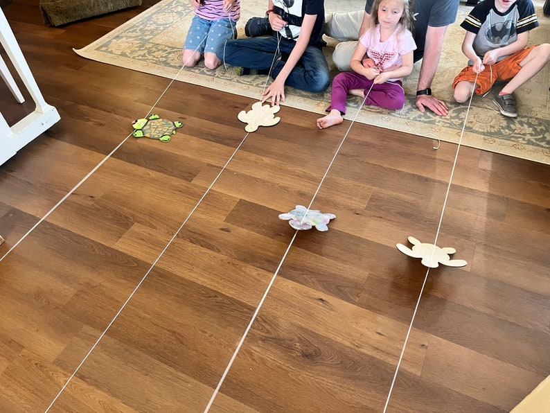 Turtle Racer, Family Game, Wooden Toy, No Screens, Racing Toy, Lawn ...
