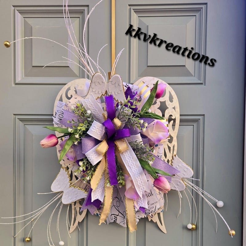 Angel Wing Wreaths - Etsy