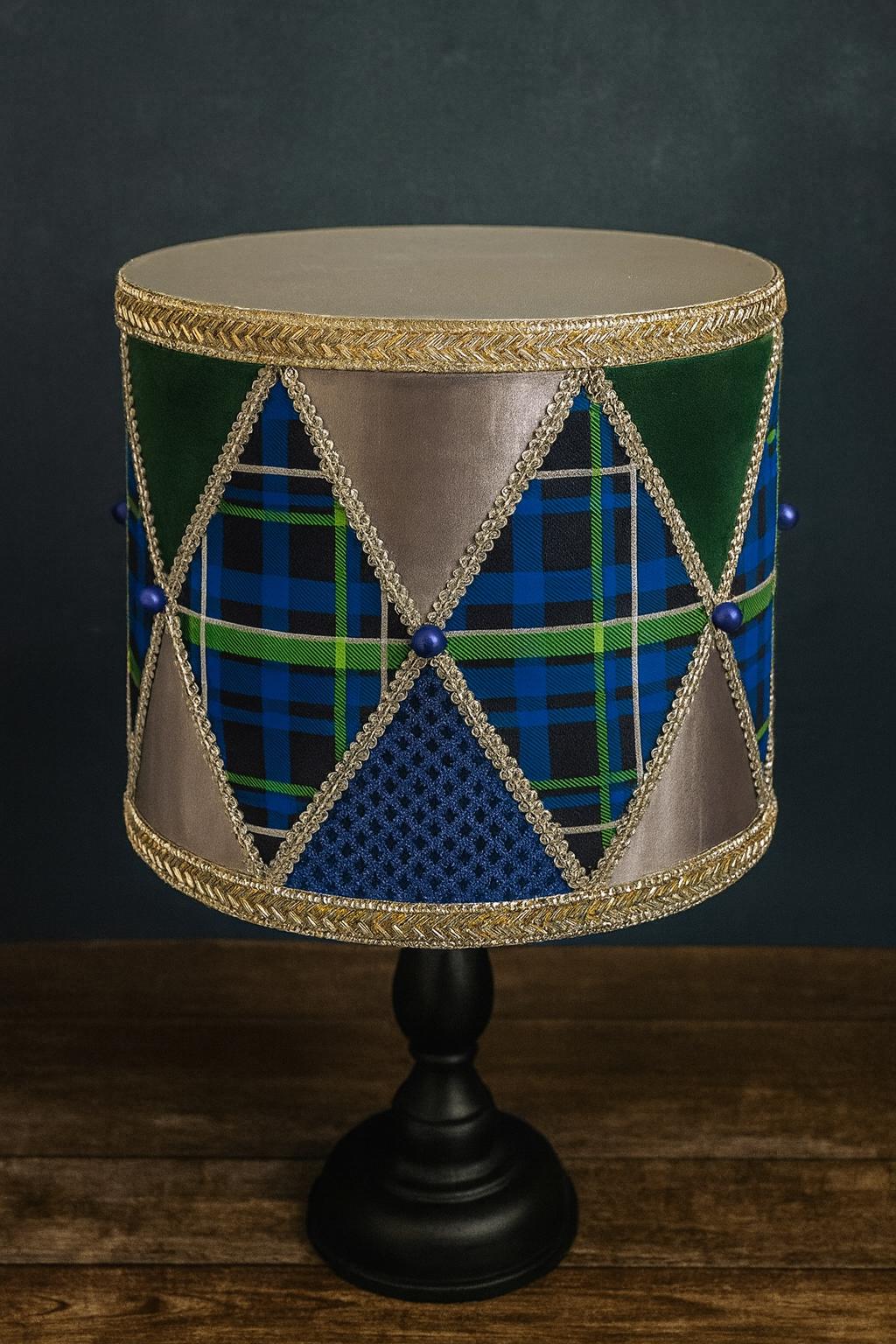 Nutcracker Plaid Drum Centerpiece | Handmade Christmas Drum Decor | Red ...