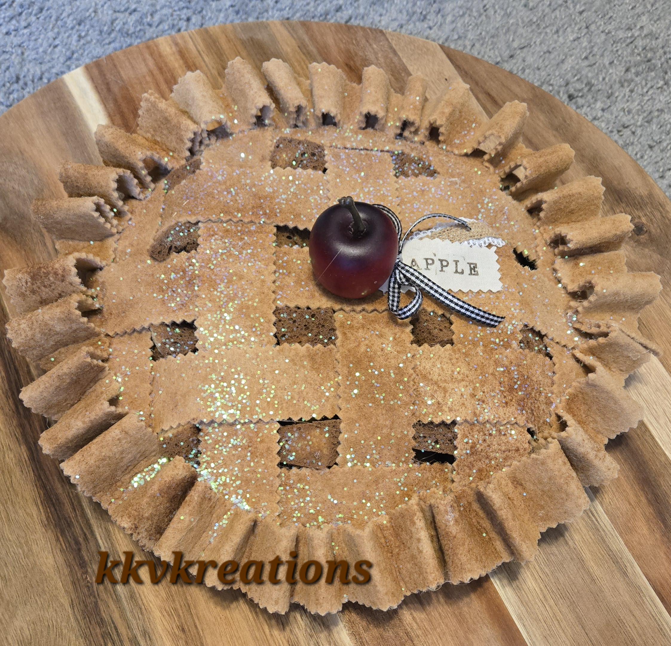 Faux Blueberry, Cherry,apple Pie Décor – Realistic Fake Pie Display ...