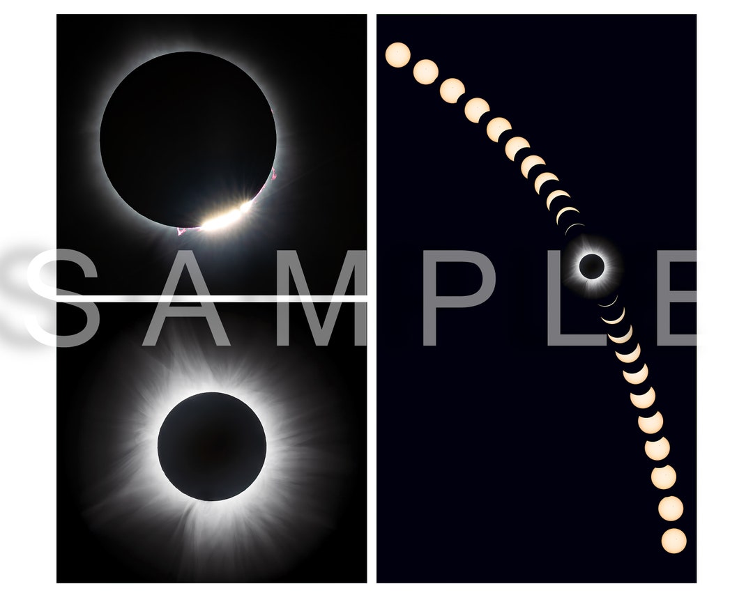 Total Solar Eclipse Collage - Etsy