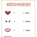 Learning Body Vocabulary - Etsy