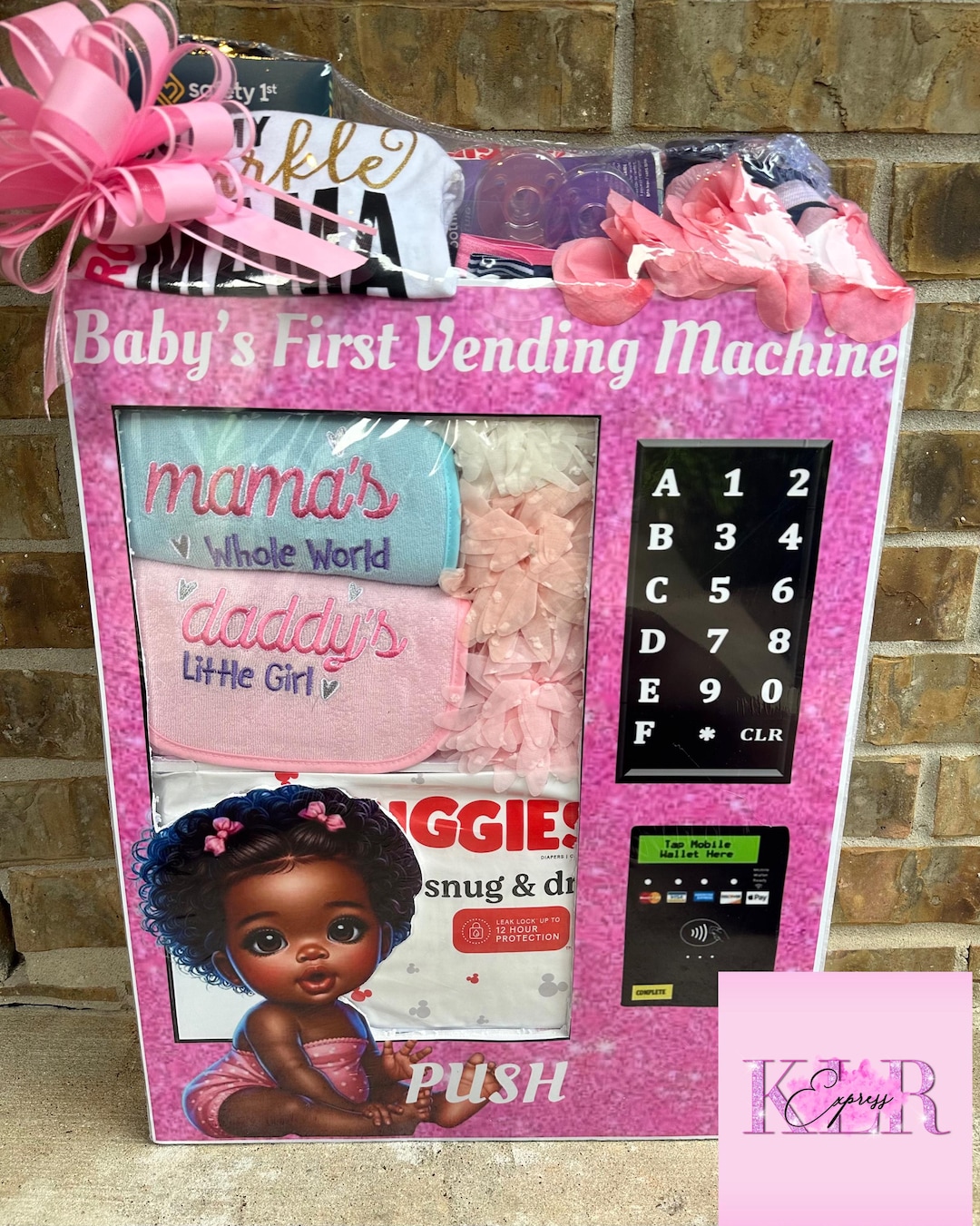 Babys First Vending Machine baby Girl - Etsy