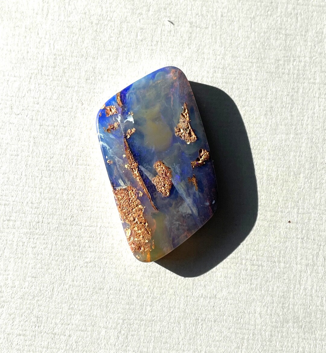 Purple Australian Pipe Wood Boulder Opal - Etsy