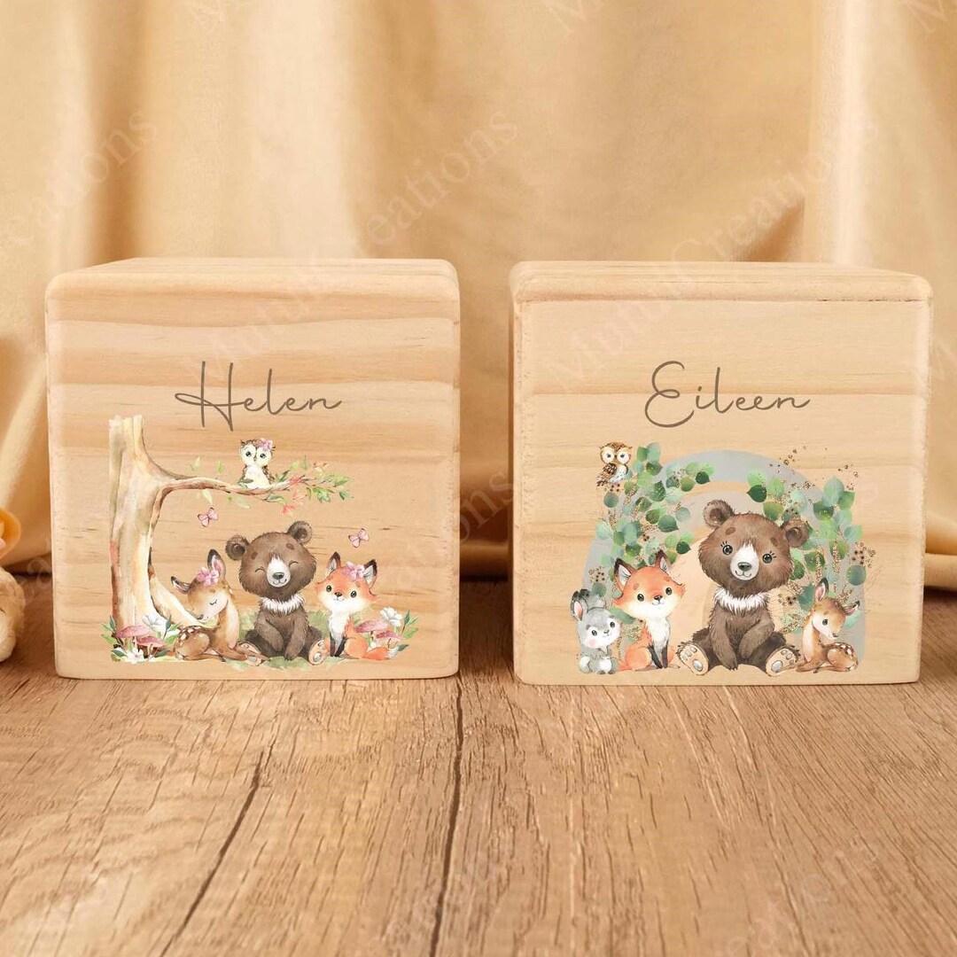 Personalised Engraved Animal Money Box Bank, Wooden Animal Money Box ...