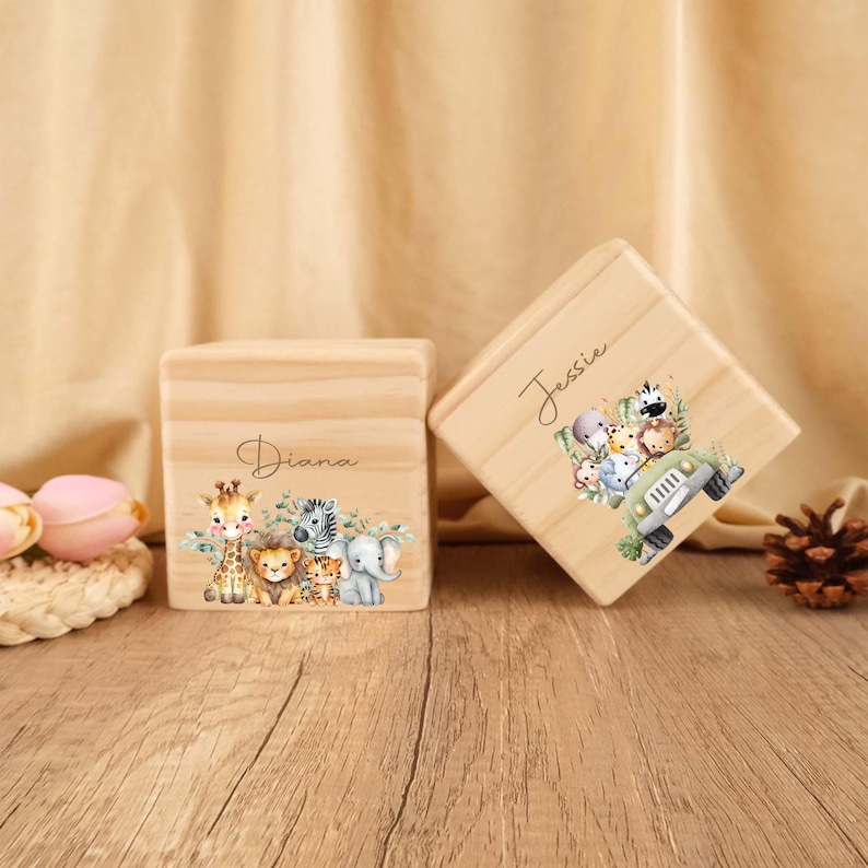 Personalised Engraved Animal Money Box Bank, Wooden Animal Money Box ...