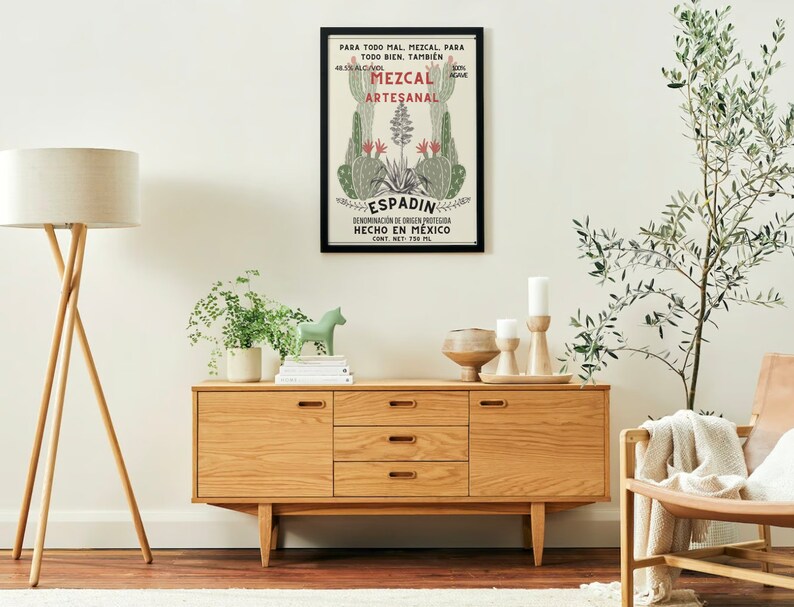 Poster Mezcal, México, Oaxaca - Etsy