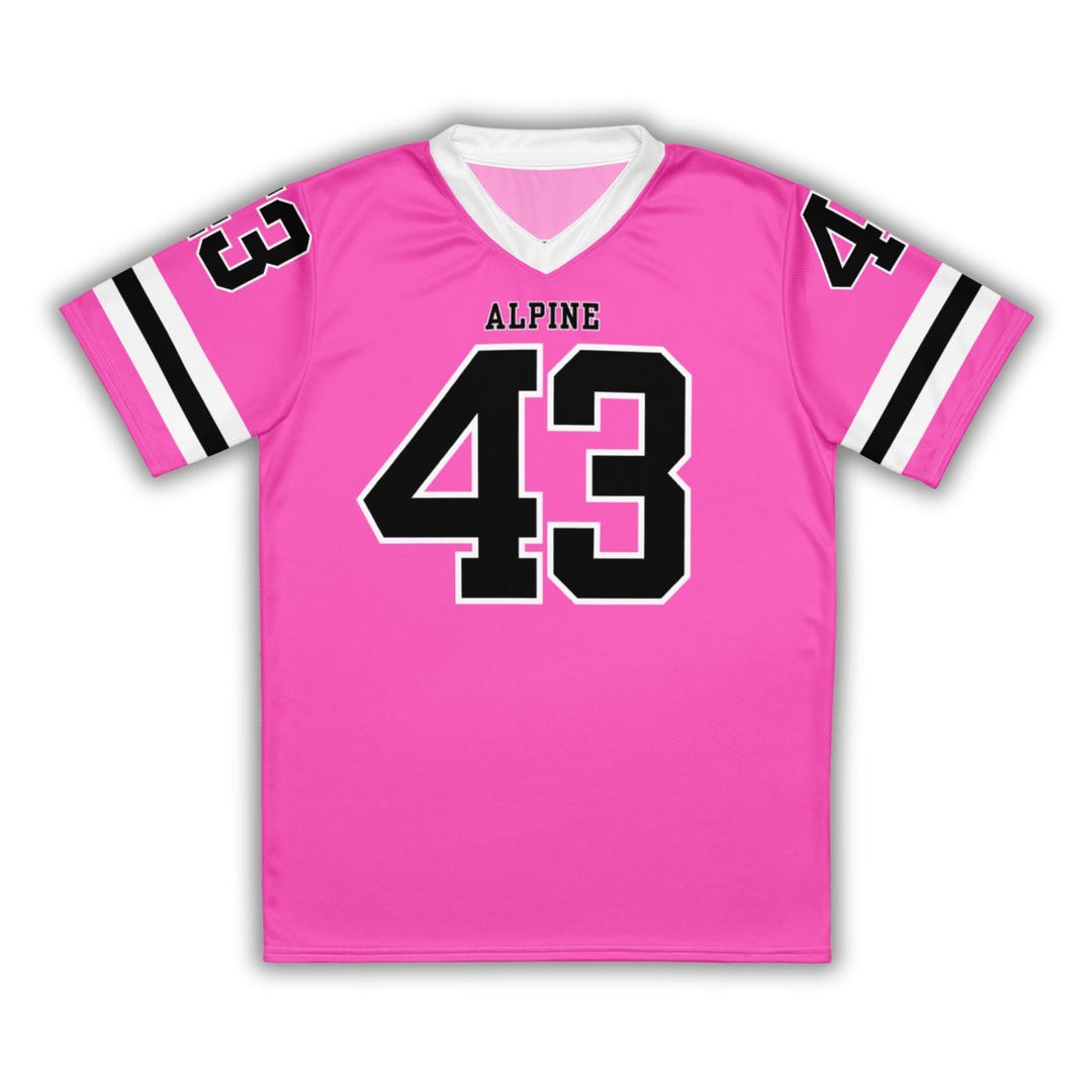 Franco Colapinto Alpine F1 Football Jersey: Recycled Polyester Formula ...