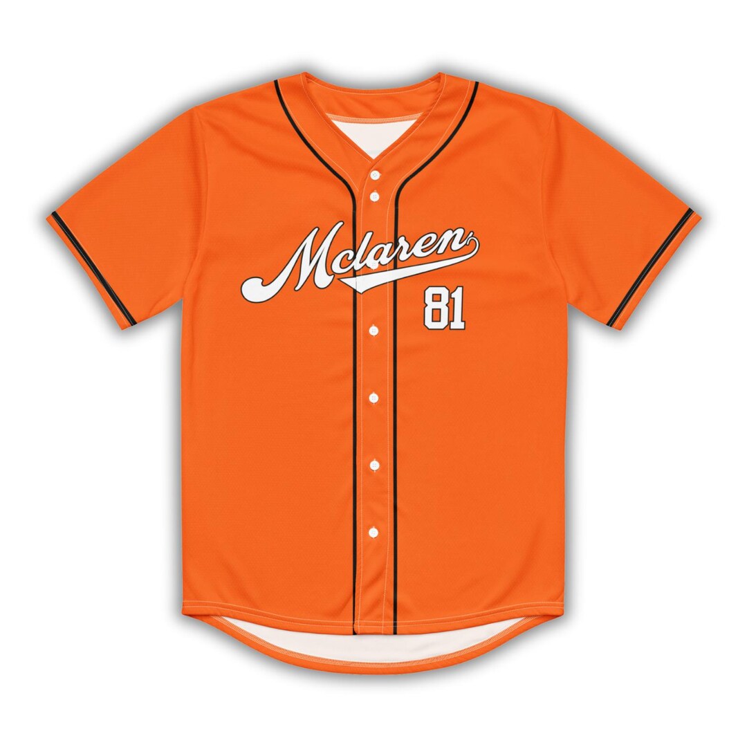 Oscar Piastri Mclaren F1 Baseball Jersey: Motorsport Fan Apparel - Etsy
