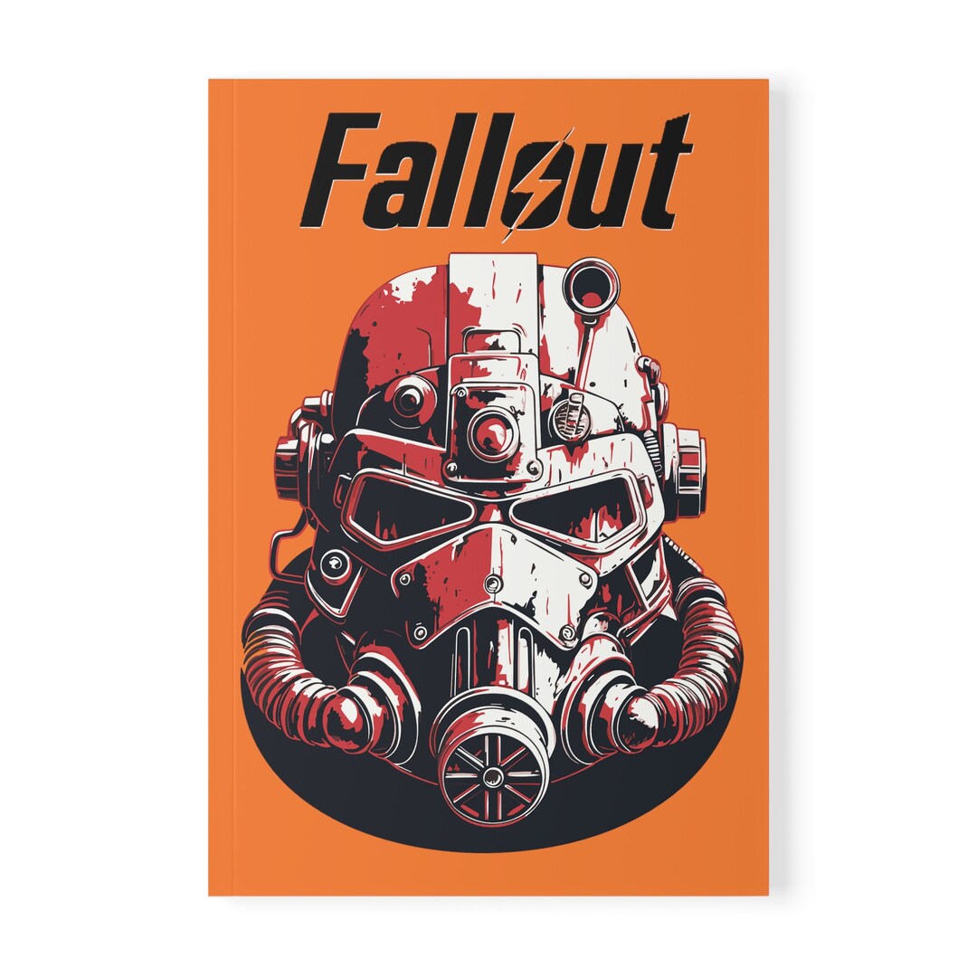 Fallout Mask Softcover Notebook, A5 Orange - Etsy