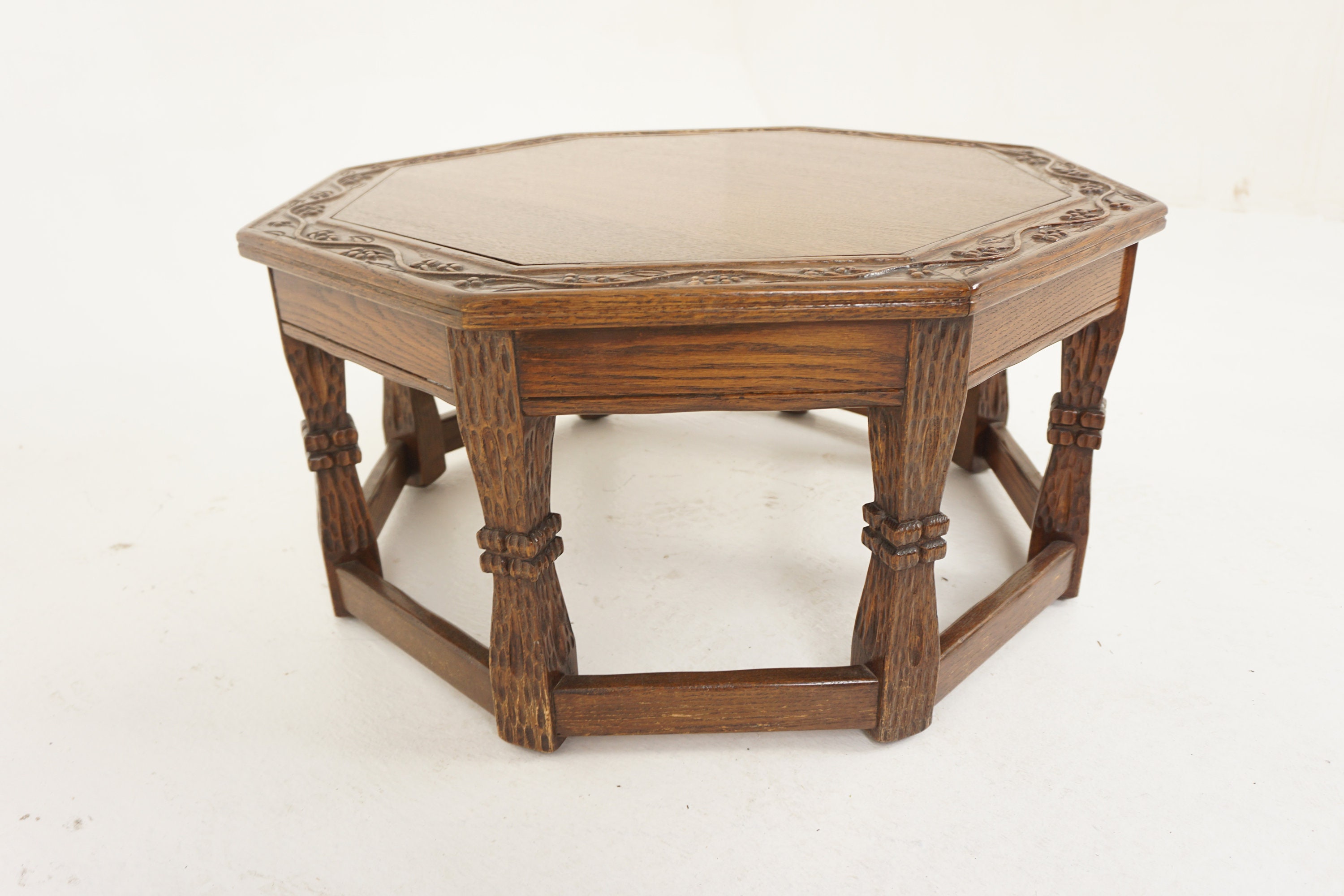 Mission style round coffee table Etsy