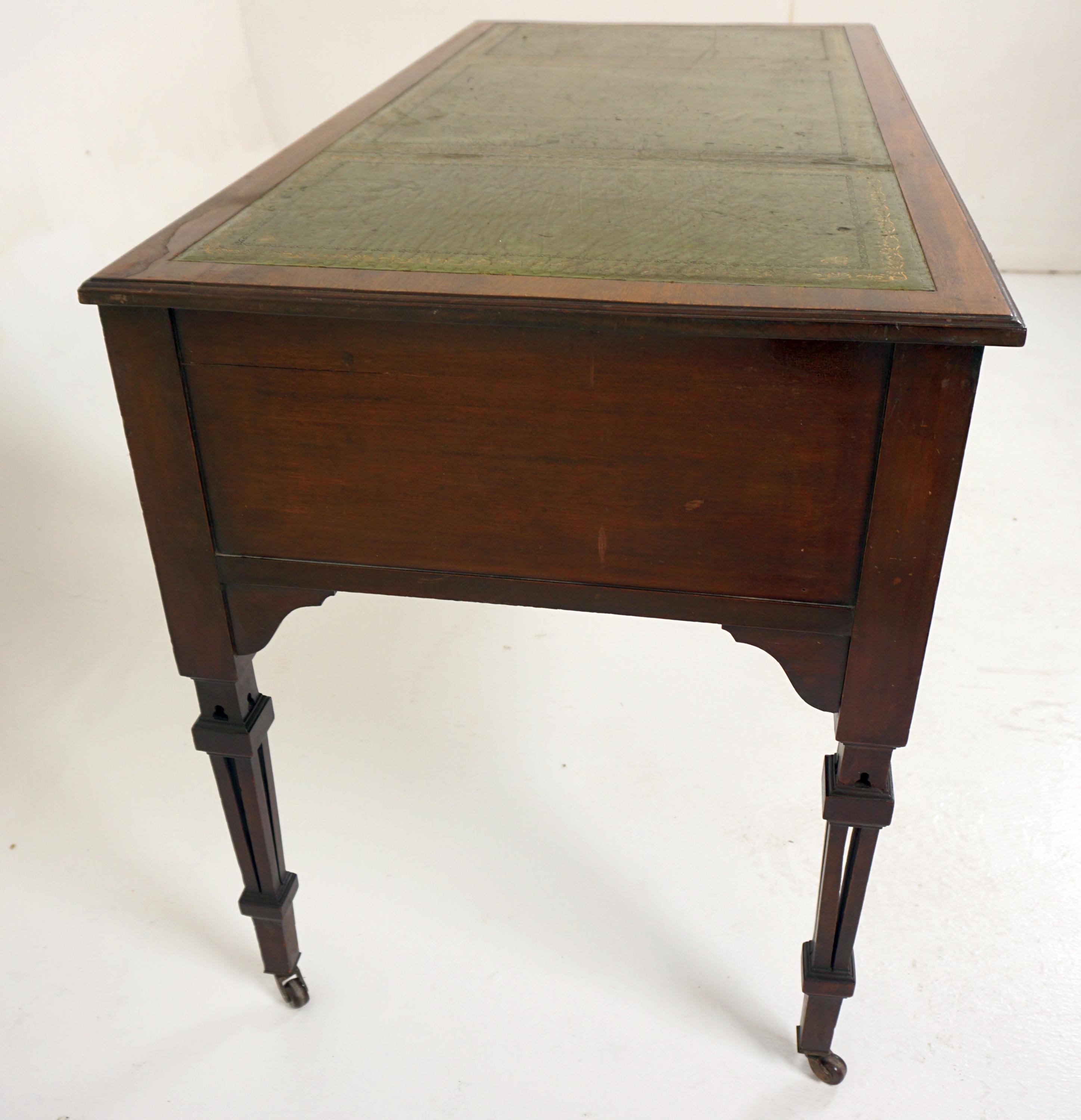 Antique Edwardian Walnut Ladies Writing Desk, Table, Maple & Co. London ...
