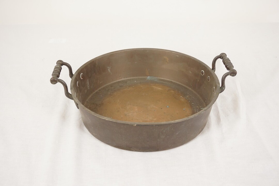 Victorian Beaten Copper Pan: Double Handled, Scotland 1880 - Etsy